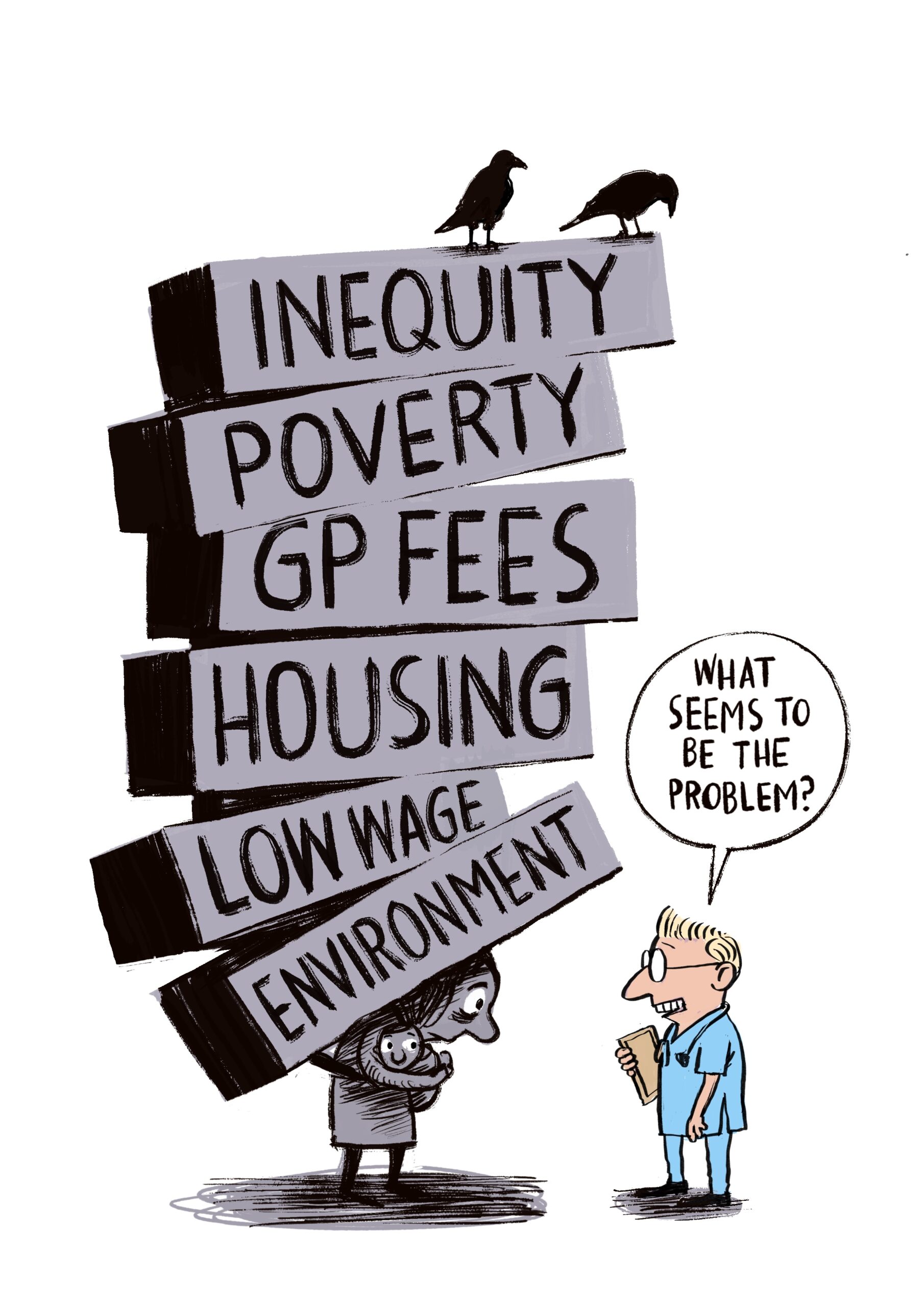 Health Matters cartoon | ASMS